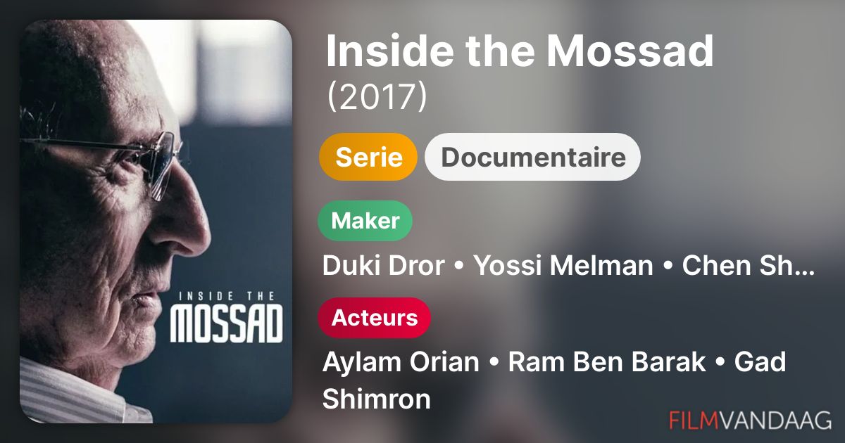 Inside the Mossad (serie, 2017) - FilmVandaag.nl