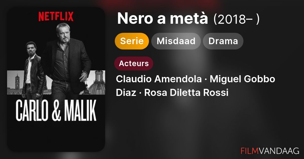 Nero a metà (serie, 2018– ) - FilmVandaag.nl