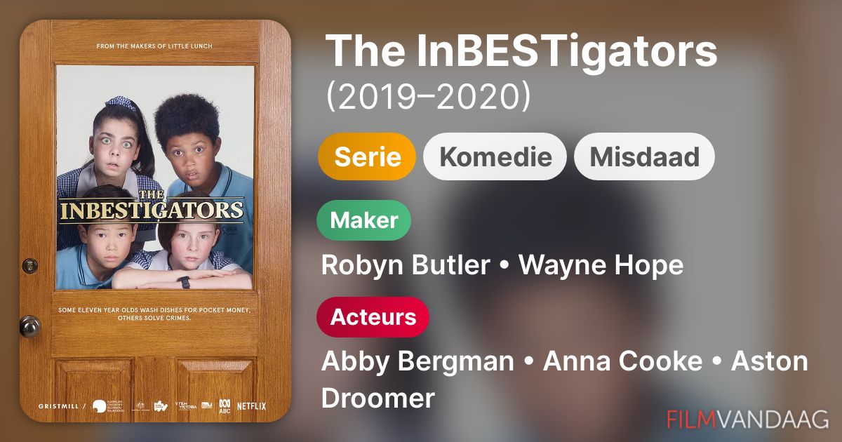 The InBESTigators (serie, 2019–2020) - FilmVandaag.nl