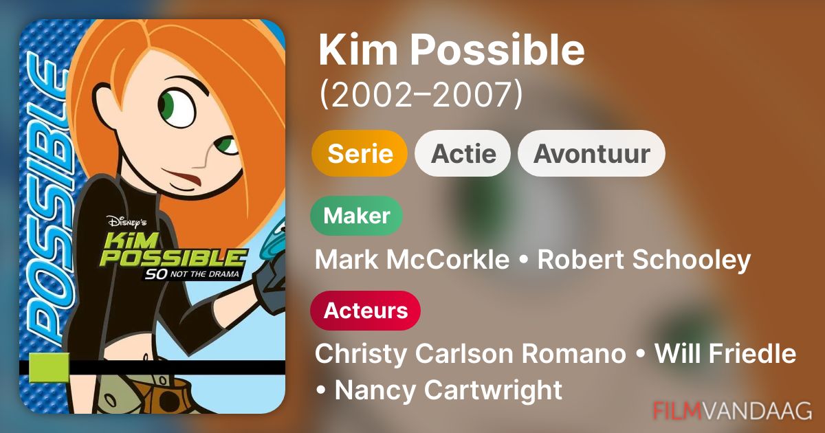 Kim Possible (serie, 2002–2007) - FilmVandaag.nl