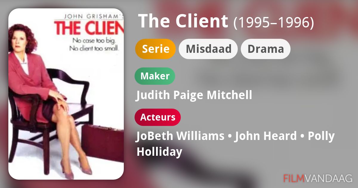 The Client (serie, 1995–1996) - FilmVandaag.nl