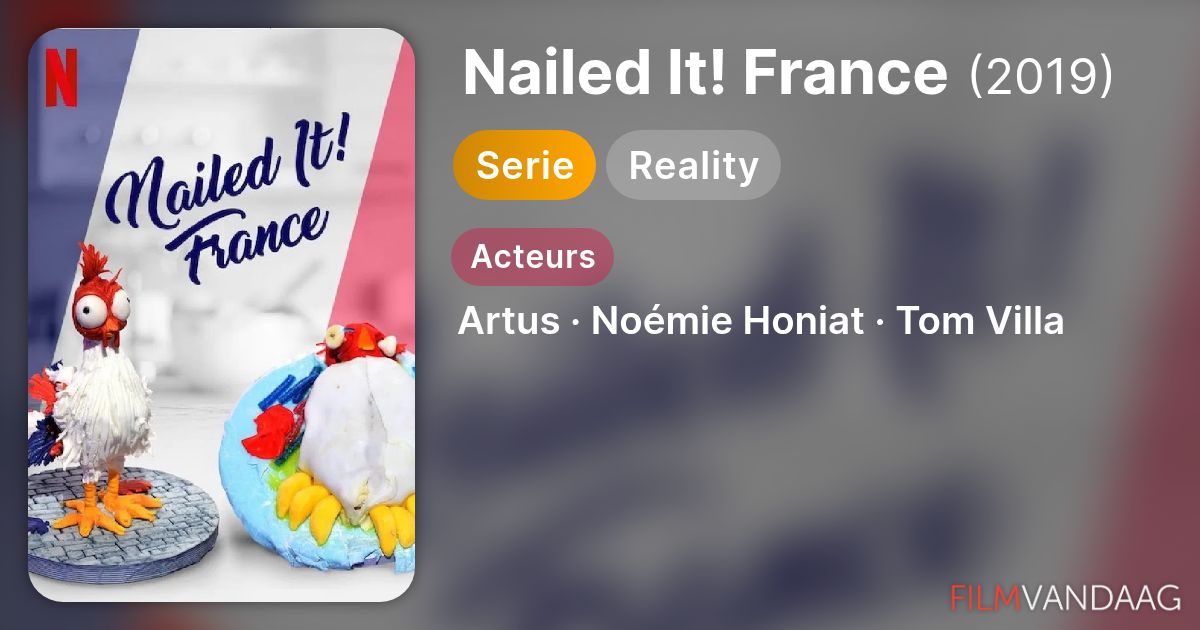 Nailed It! France (serie, 2019) - FilmVandaag.nl