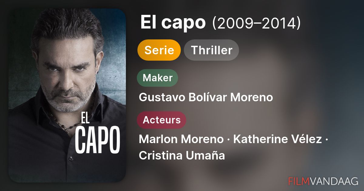 El capo (serie, 2009–2014) - FilmVandaag.nl