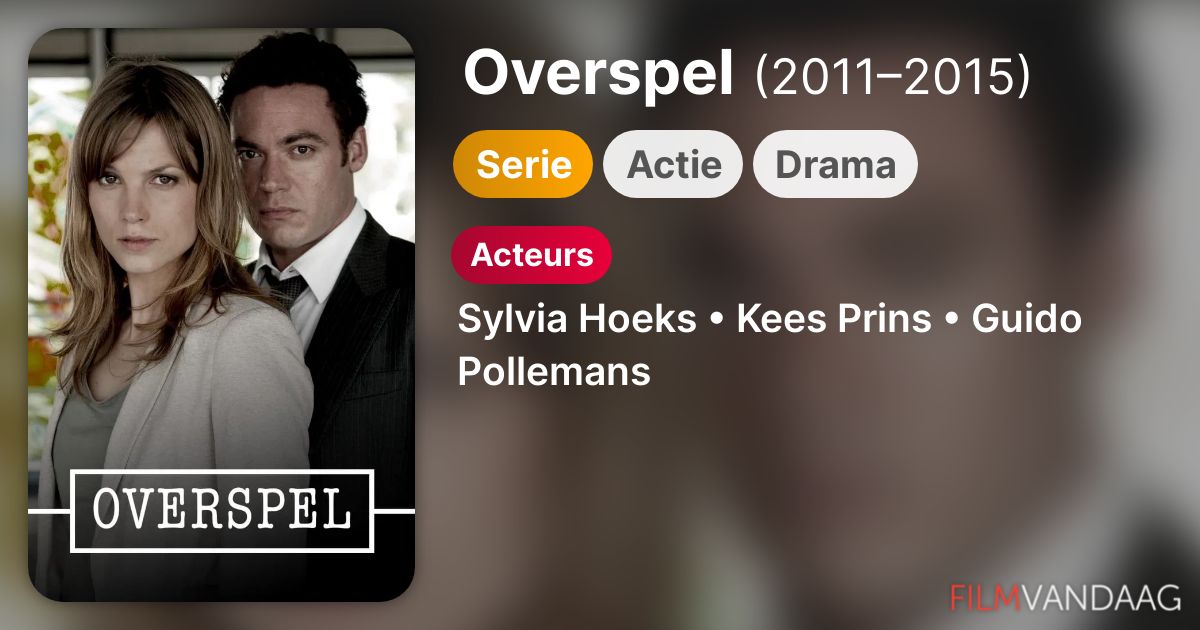 Volledige Cast van Overspel (serie, 2011–2015) - FilmVandaag.nl