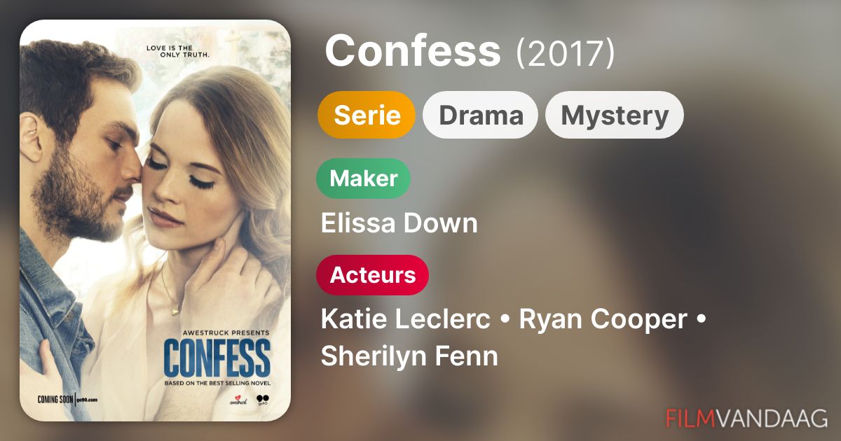 Confess (serie, 2017) - FilmVandaag.nl