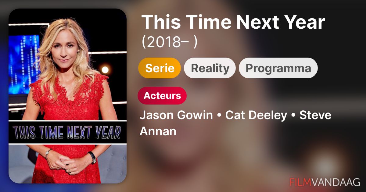 This Time Next Year (serie, 2018– ) - FilmVandaag.nl