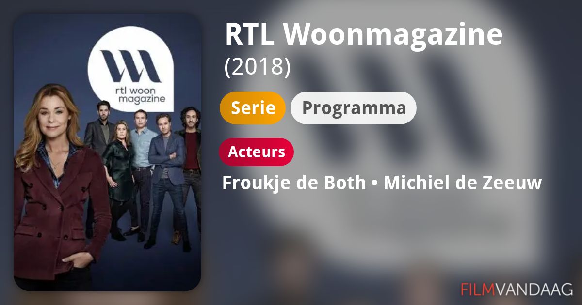 RTL Woonmagazine (serie, 2018) Nu Online Kijken - FilmVandaag.nl