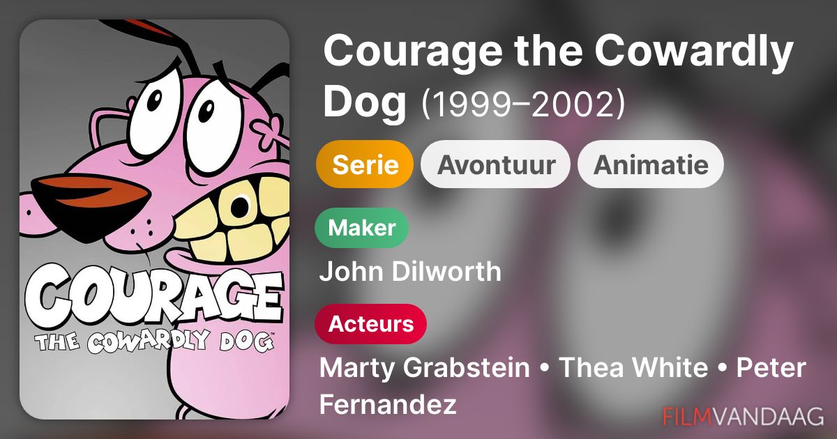 Courage the Cowardly Dog (serie, 1999–2002) - FilmVandaag.nl