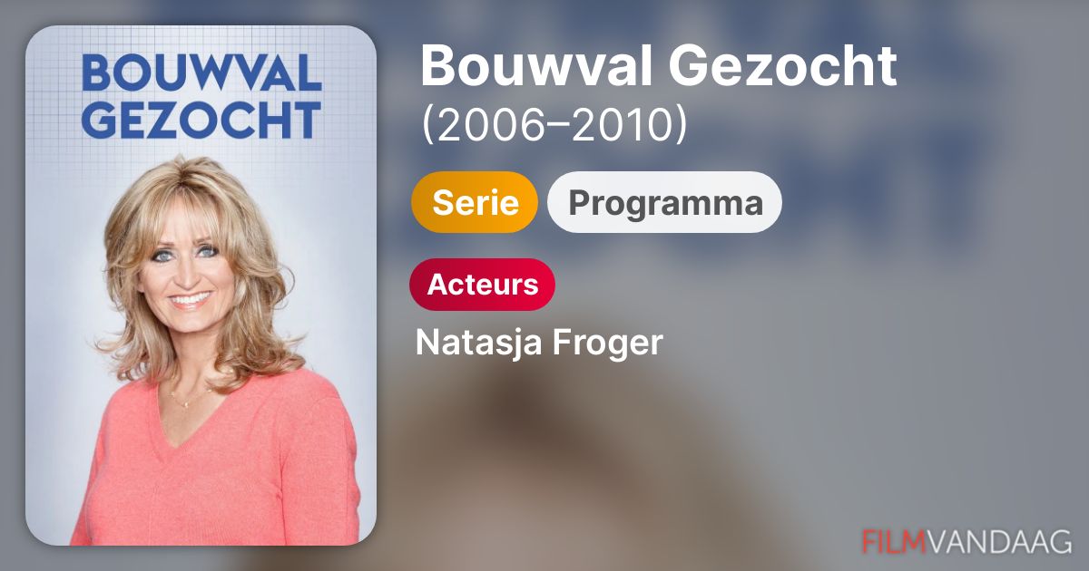 Bouwval Gezocht (serie, 2006–2010) Nu Online Kijken - FilmVandaag.nl