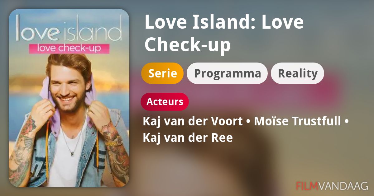 Love Island: Love Check-up (serie) - FilmVandaag.nl
