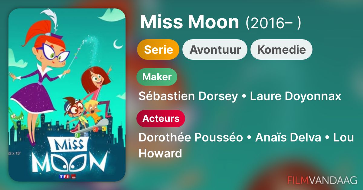 Miss Moon (serie, 2016– ) - FilmVandaag.nl