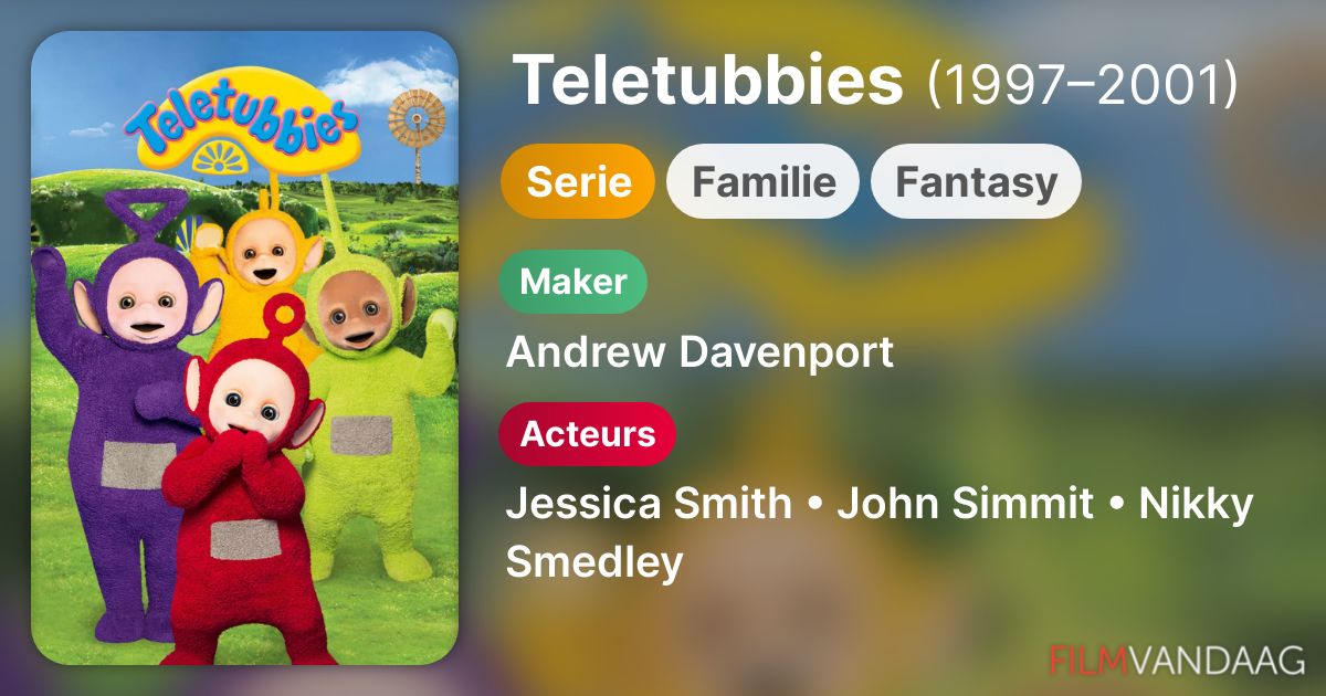 Koop Teletubbies (serie, 1997–2001) op dvd of blu-ray - FilmVandaag.nl