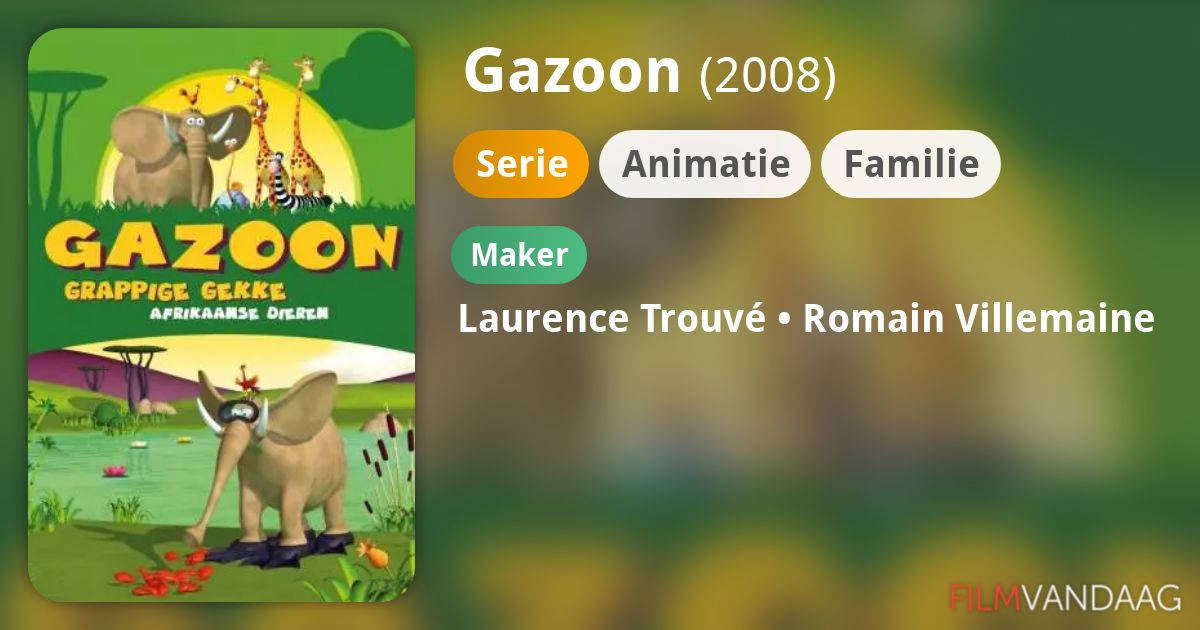 Koop Gazoon (serie, 2008) op dvd of blu-ray - FilmVandaag.nl