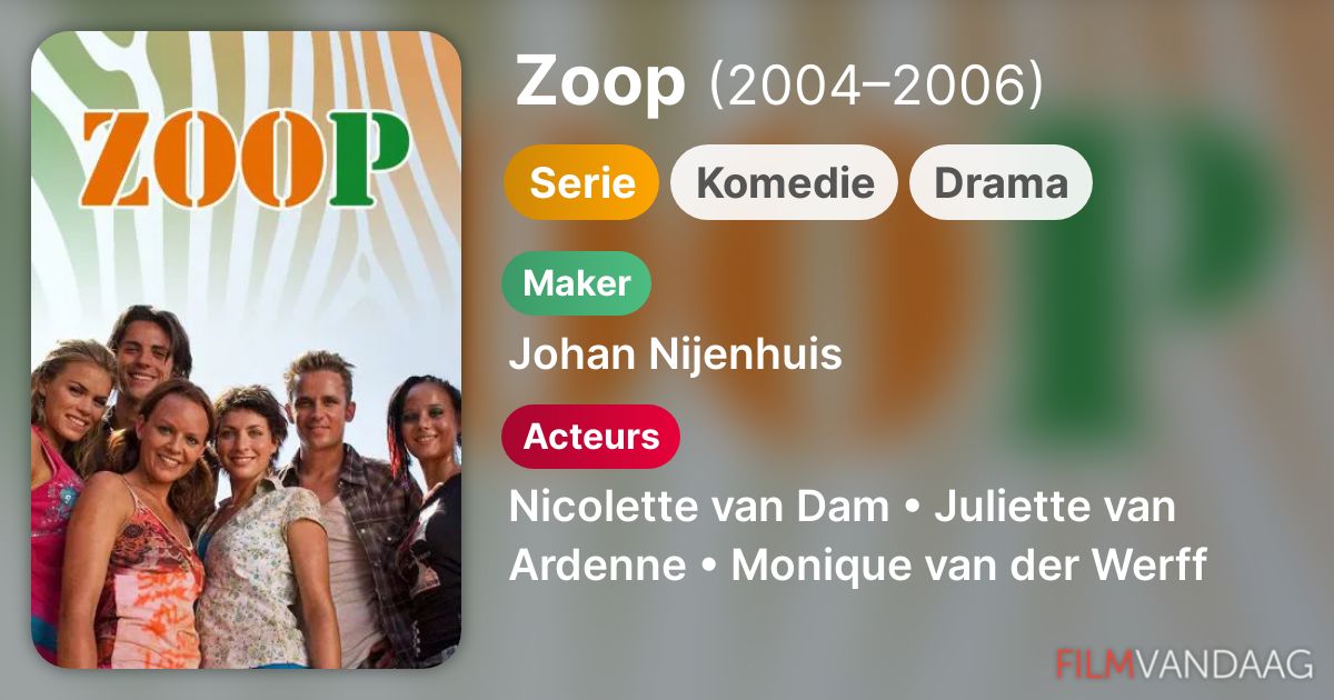 Nieuws over Zoop (serie, 2004–2006) - FilmVandaag.nl
