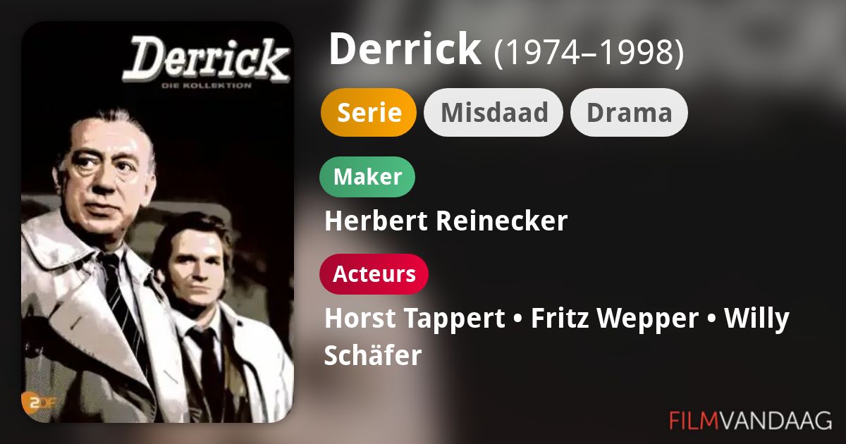 Derrick (serie, 1974–1998) - FilmVandaag.nl