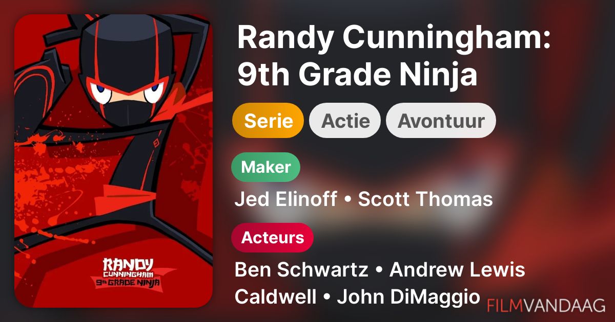 Koop Randy Cunningham: 9th Grade Ninja (serie, 2012–2015) op dvd of blu ...