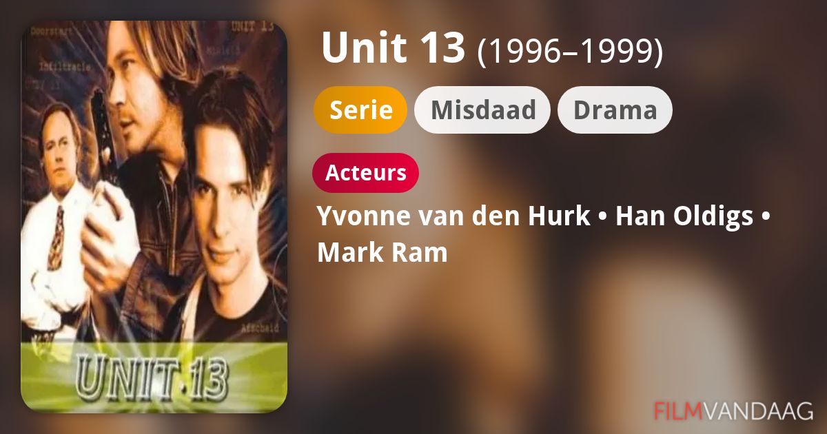 Unit 13 (serie, 1996–1999) - FilmVandaag.nl