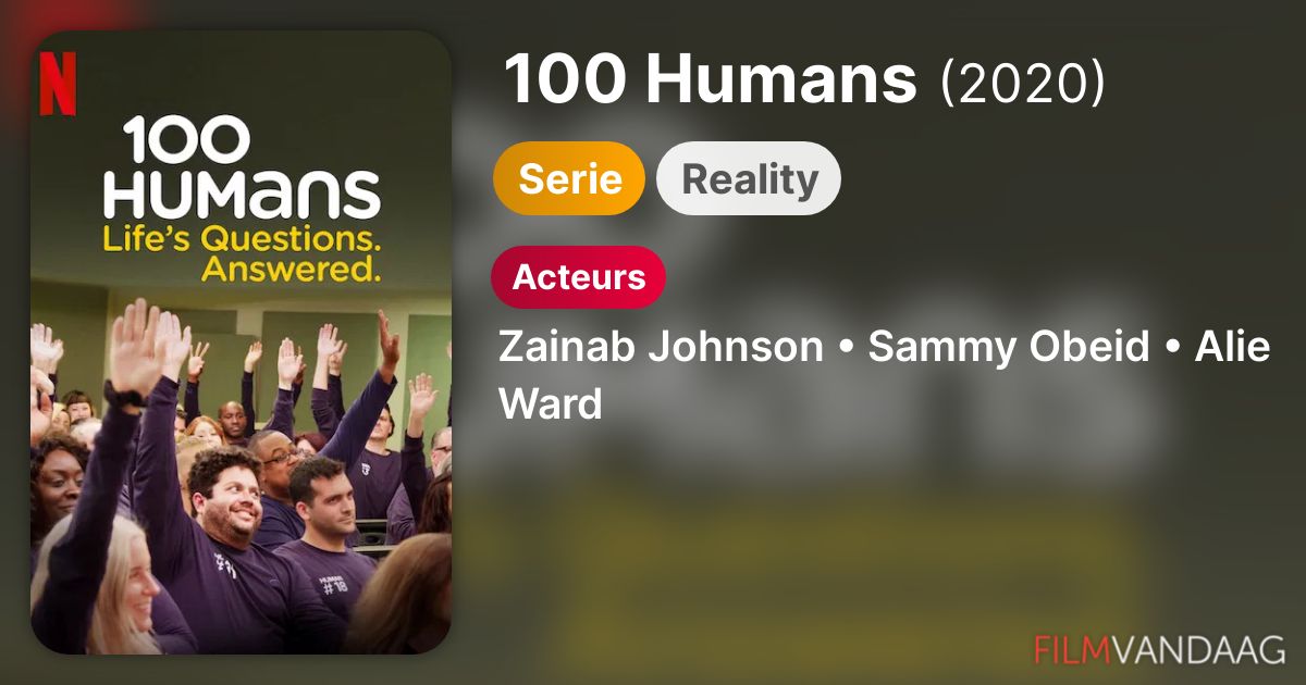 100 Humans (serie, 2020) - FilmVandaag.nl