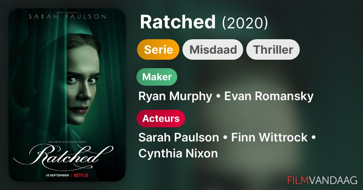 Ratched (serie, 2020) - FilmVandaag.nl