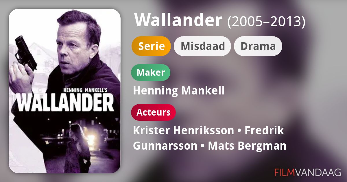Wallander (serie, 2005–2013) - FilmVandaag.nl