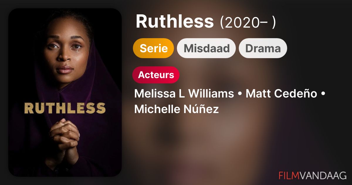 Ruthless (serie, 2020– ) - FilmVandaag.nl
