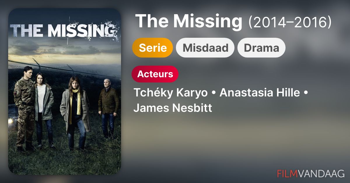 The Missing (serie, 2014–2016) - FilmVandaag.nl