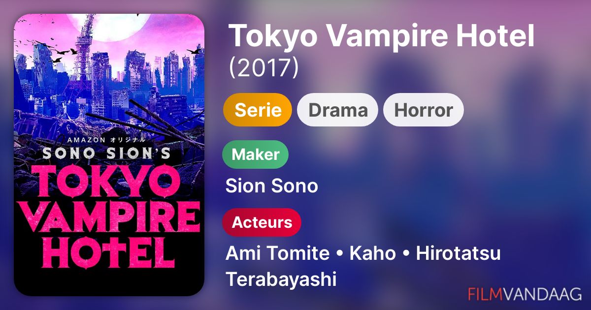 Tokyo Vampire Hotel (serie, 2017) - FilmVandaag.nl