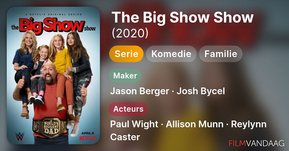The Big Show Show (serie, 2020) - FilmVandaag.nl