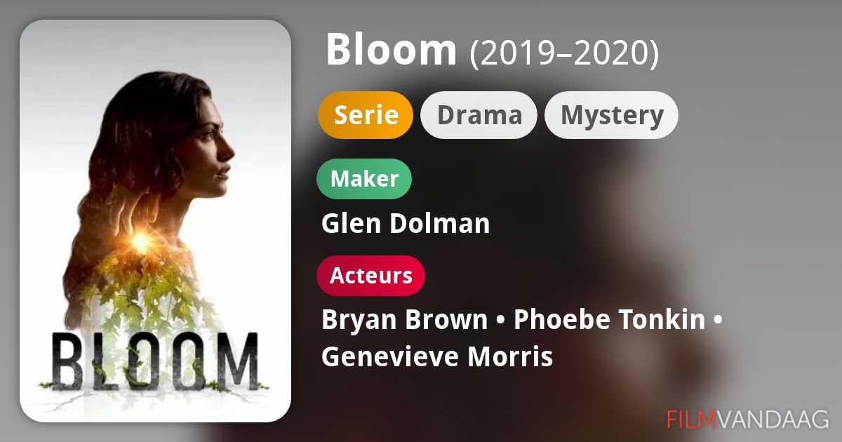 Bloom (serie, 2019–2020) - FilmVandaag.nl