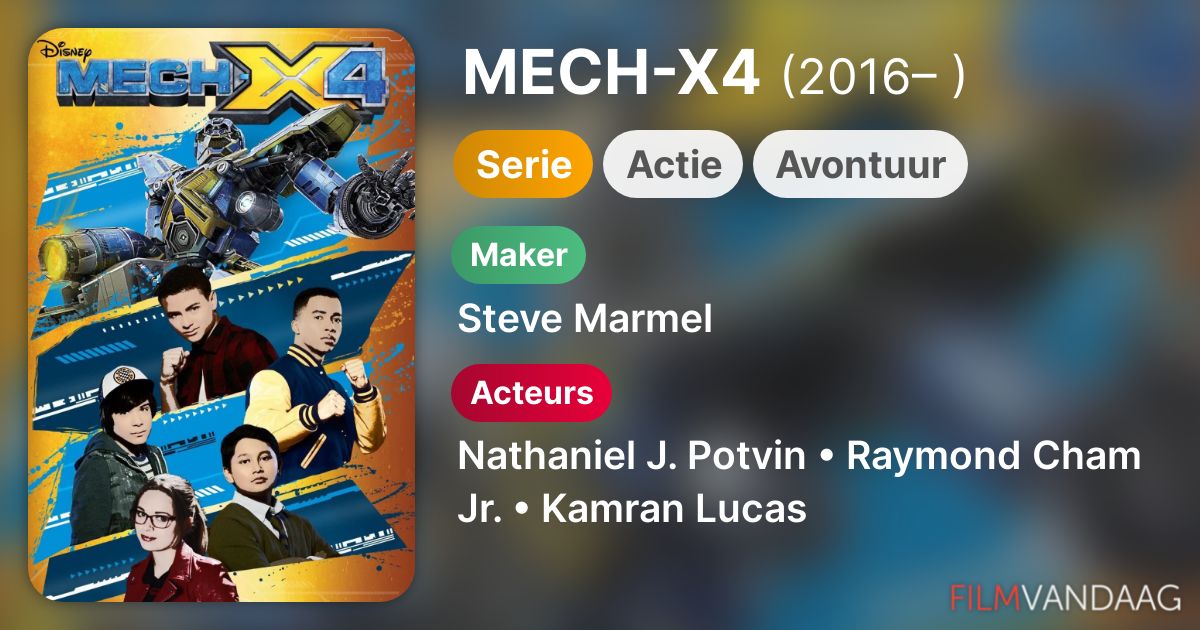 MECH-X4 (serie, 2016– ) - FilmVandaag.nl
