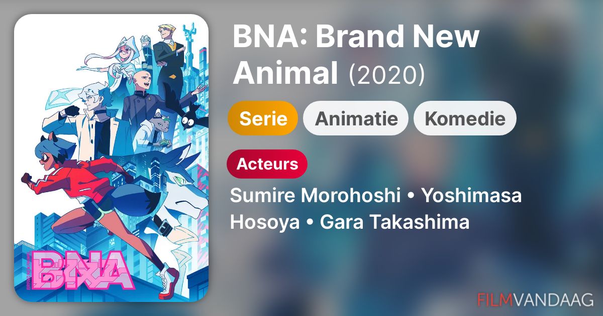 BNA: Brand New Animal (serie, 2020) - FilmVandaag.nl
