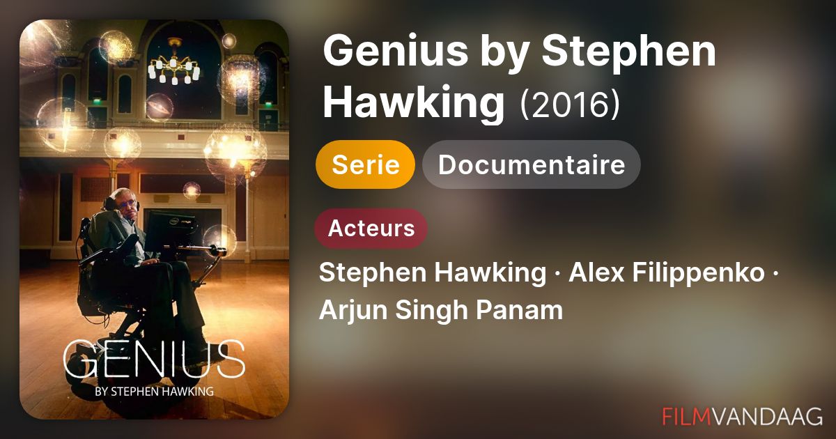 Genius by Stephen Hawking (serie, 2016) - FilmVandaag.nl