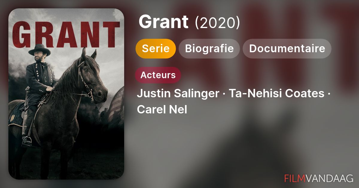 Grant (serie, 2020) - FilmVandaag.nl