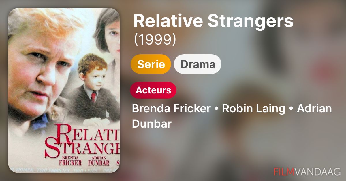 Seizoen 2 Relative Strangers: komt er een nieuw seizoen? - FilmVandaag.nl