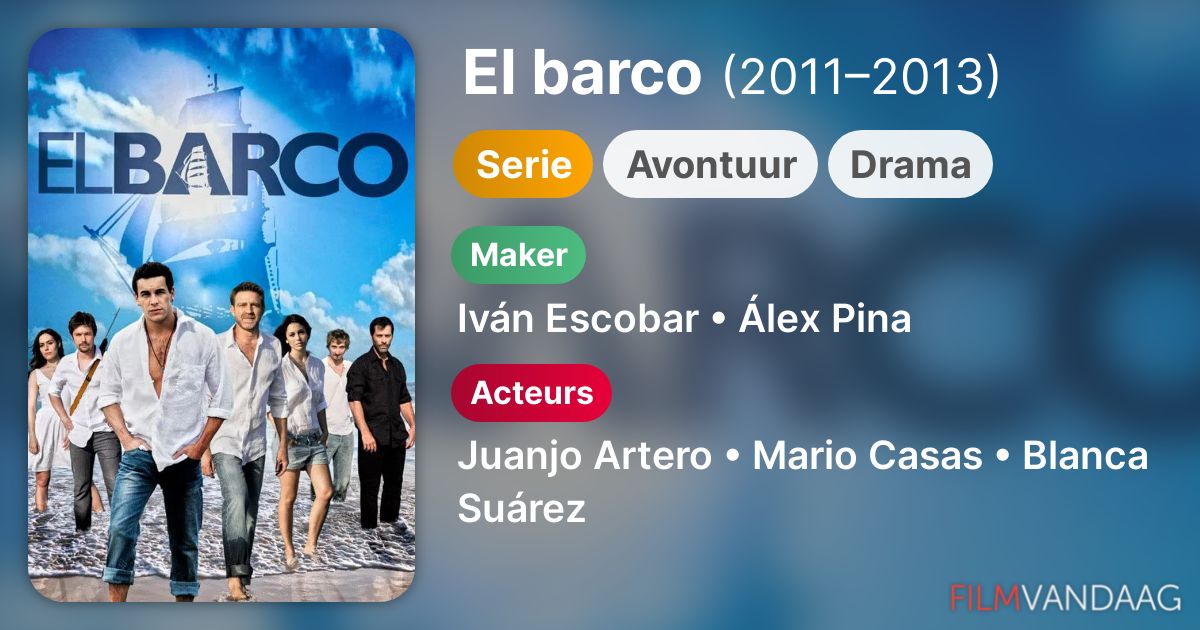 El barco (serie, 2011–2013) - FilmVandaag.nl