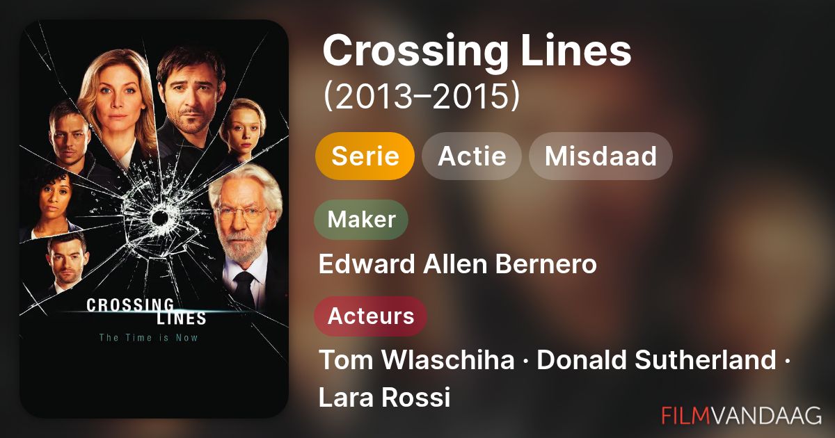Crossing Lines (serie, 2013–2015) - FilmVandaag.nl