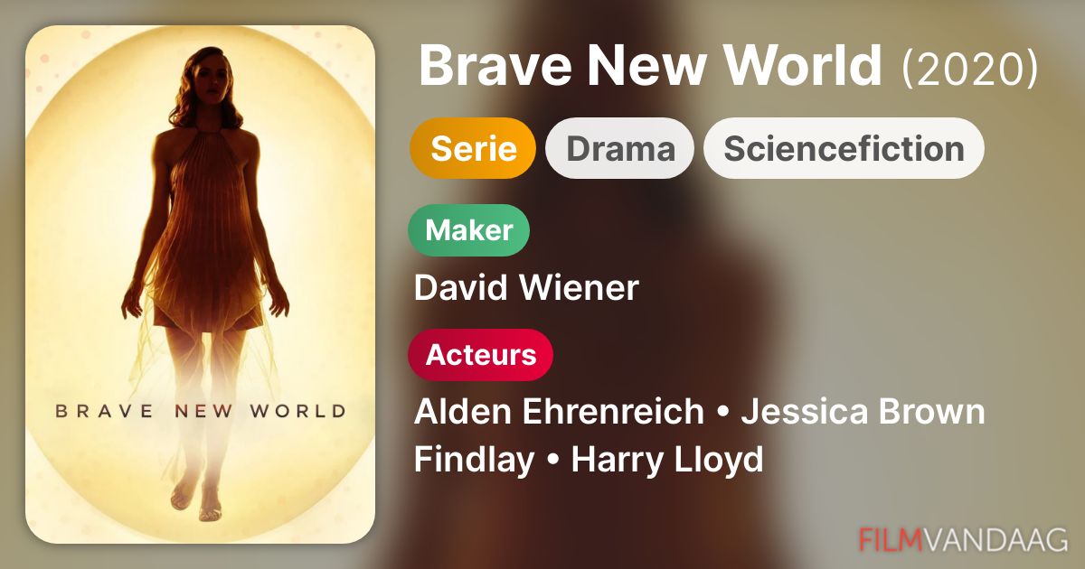 Brave New World (serie, 2020) - FilmVandaag.nl