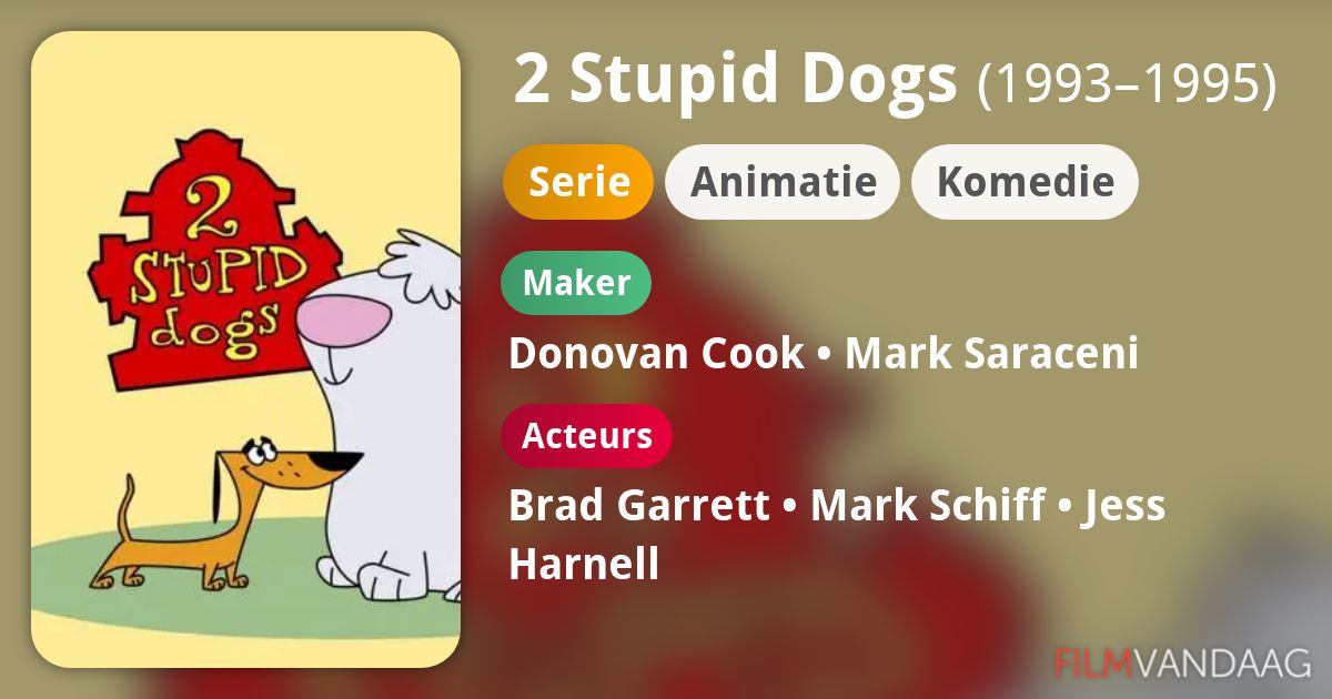2 Stupid Dogs (serie, 1993–1995) - FilmVandaag.nl