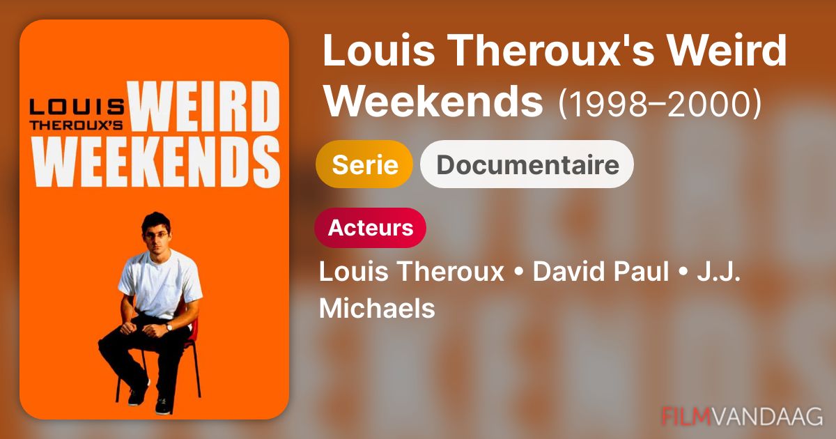 Louis Theroux's Weird Weekends (serie, 1998–2000) - FilmVandaag.nl