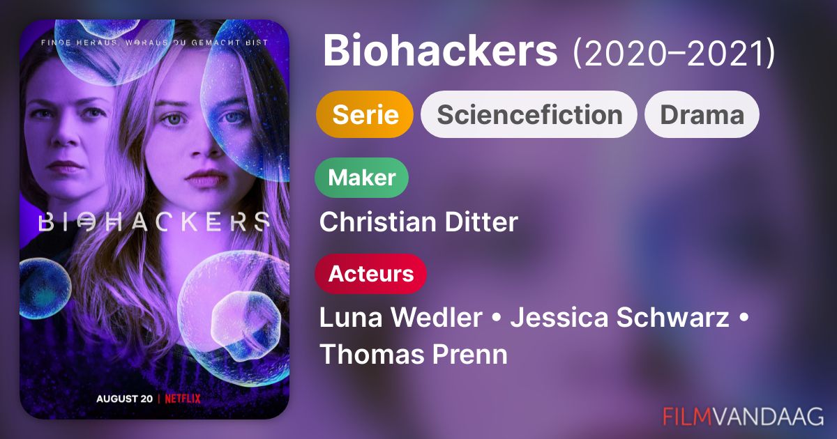 Biohackers (serie, 2020–2021) - FilmVandaag.nl
