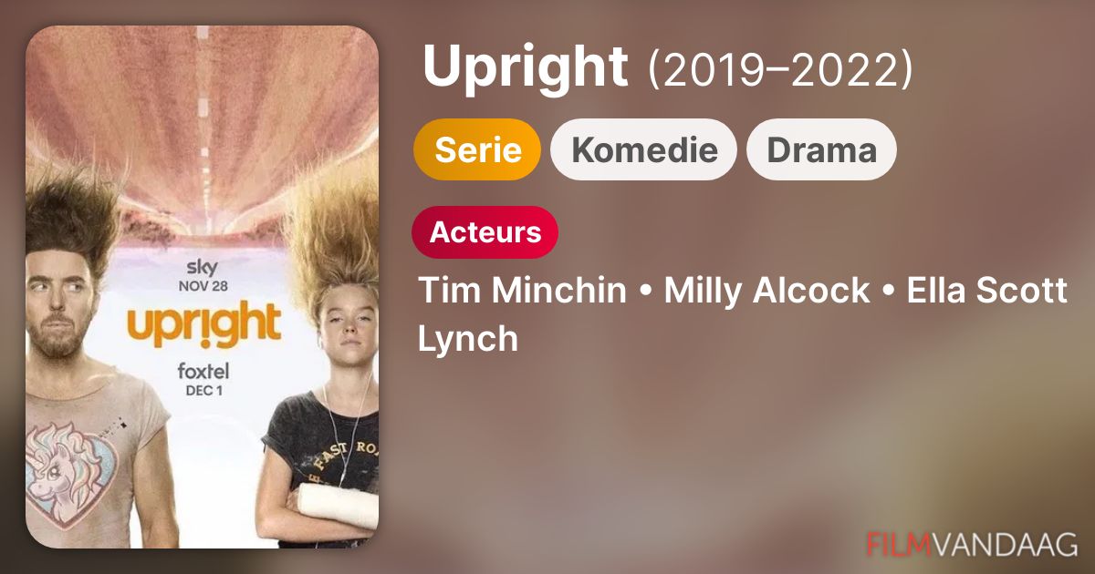 Upright (serie, 2019–2022) - FilmVandaag.nl