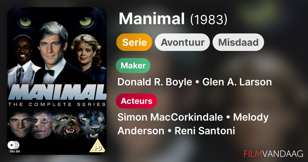 Manimal (serie, 1983) - FilmVandaag.nl