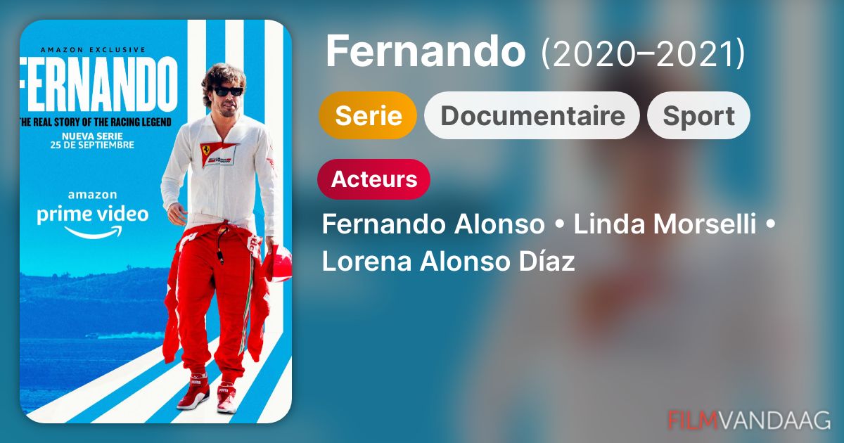 Fernando (serie, 2020–2021) - FilmVandaag.nl