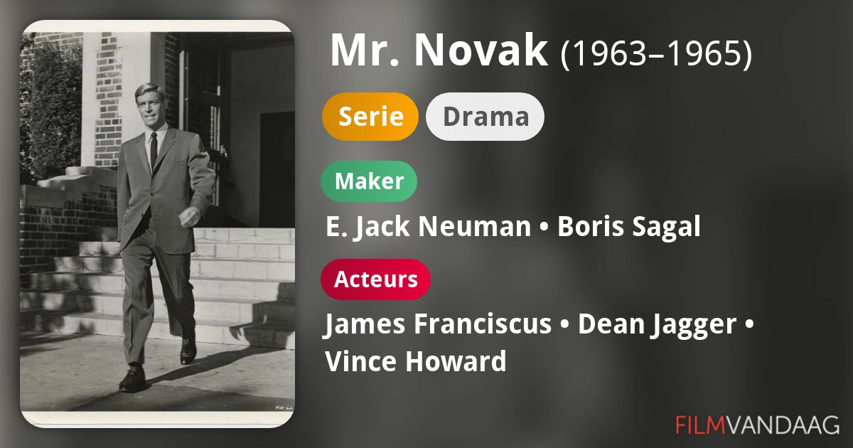 Mr. Novak (serie, 1963–1965) - FilmVandaag.nl