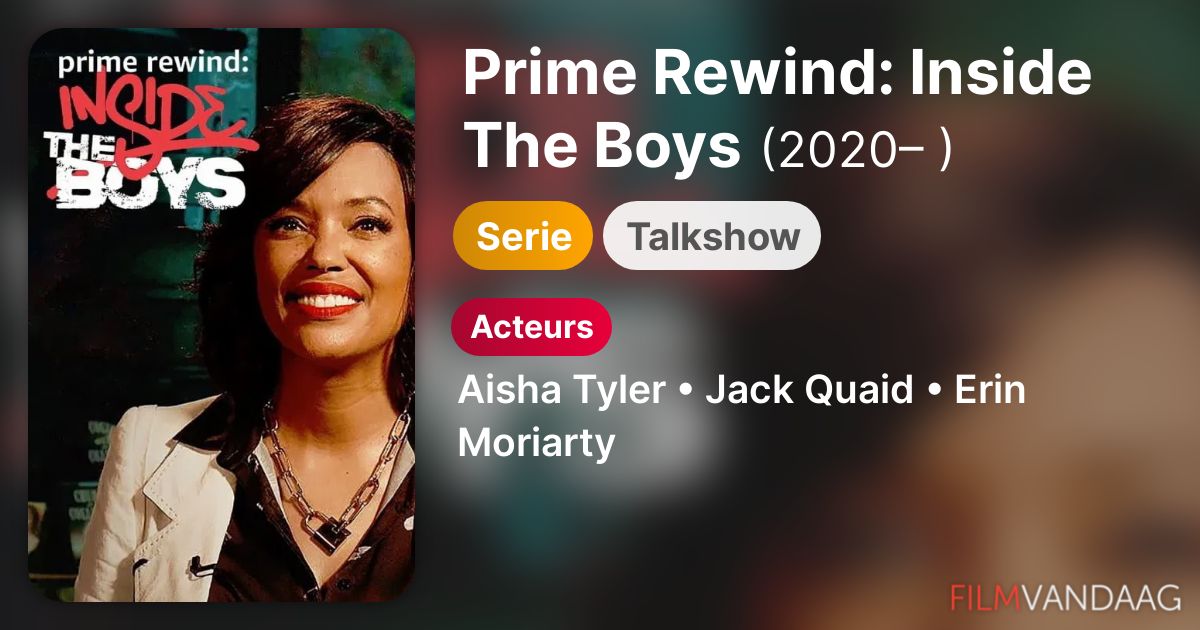 Prime Rewind: Inside The Boys (serie, 2020– ) - FilmVandaag.nl