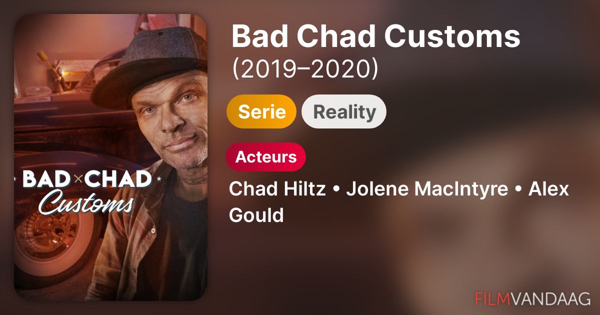 Bad Chad Customs (serie, 2019–2020) - FilmVandaag.nl