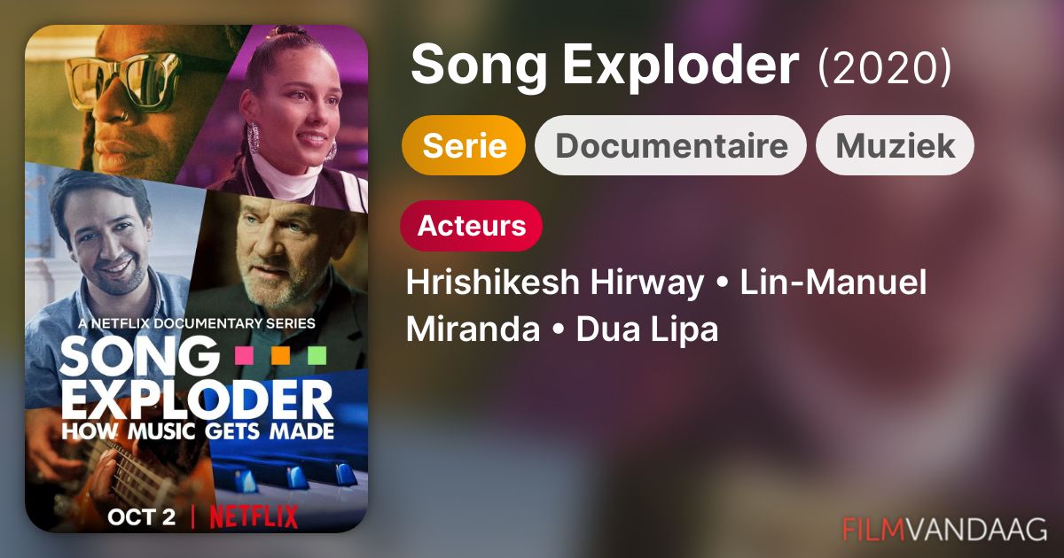 Song Exploder (serie, 2020– ) - FilmVandaag.nl
