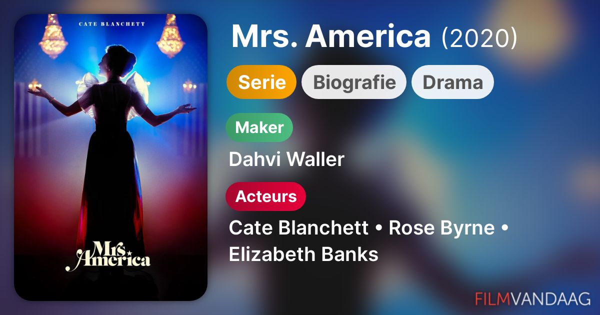 Mrs. America (serie, 2020) - FilmVandaag.nl