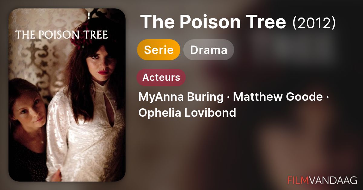 The Poison Tree (serie, 2012) - FilmVandaag.nl