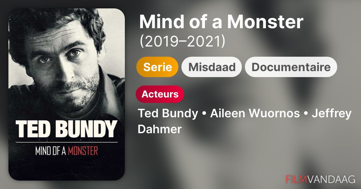 Mind of a Monster (serie, 2019–2021) - FilmVandaag.nl